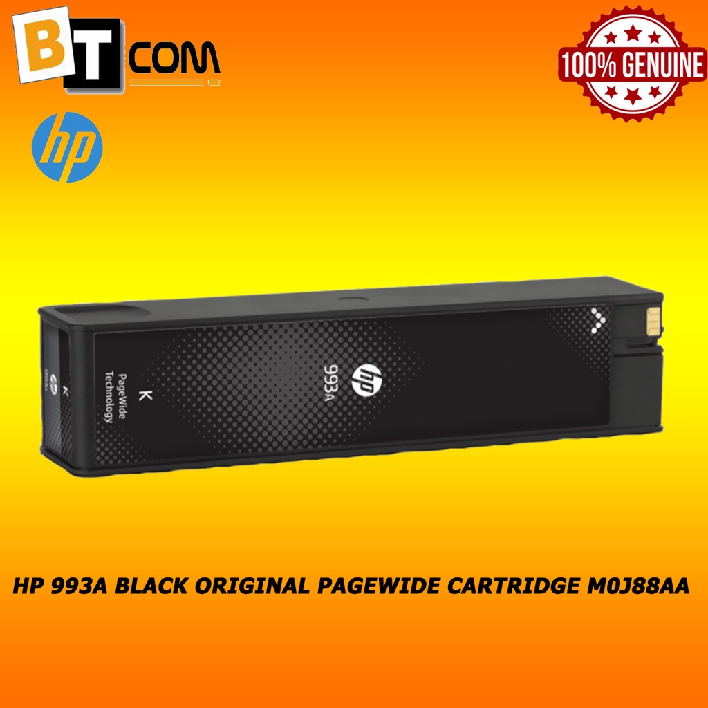 HP 993A Black Original PageWide Cartridge M0J88AA | Shopee Malaysia