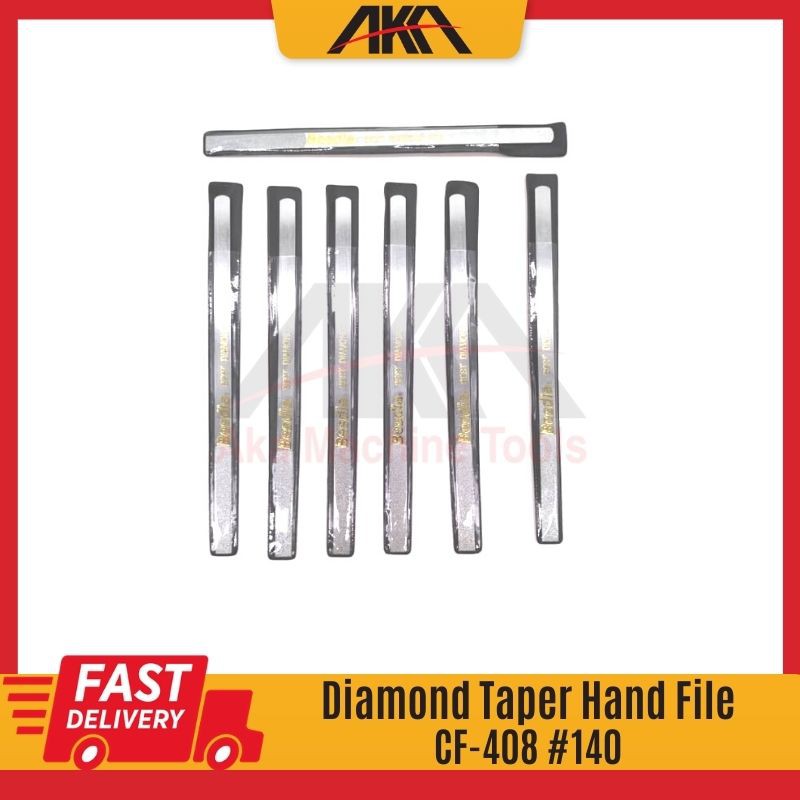BESDIA Diamond Taper Hand File CF-400 Grit#140/200/400 | Shopee Malaysia