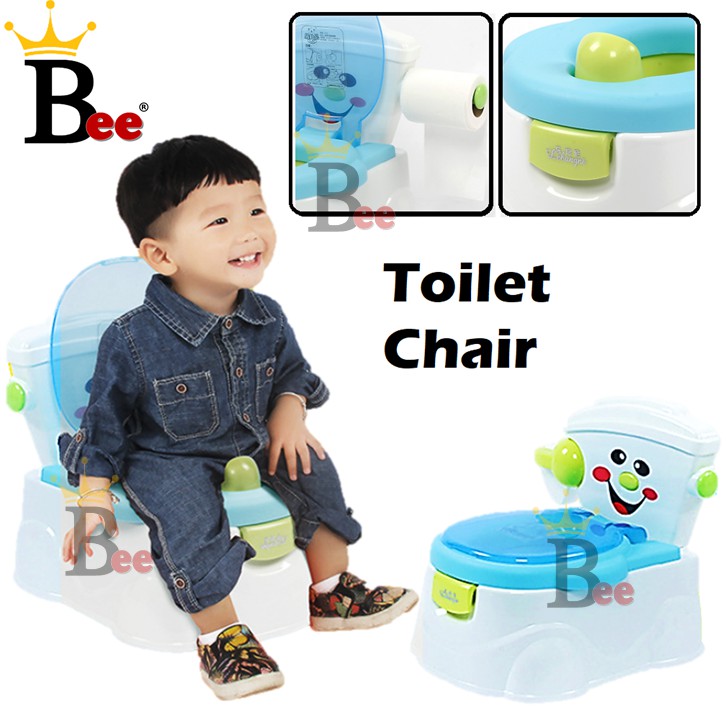 Children Baby Toilet Potty Seat Sit Bath Shower Chair Foldable with ...