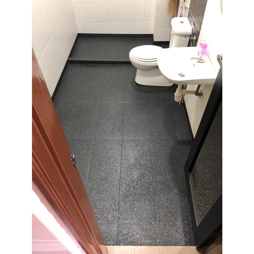 ( DARK GREY MIX ) FULL SET FLAKE Epoxy Colour Flake Coating ( FREE ...