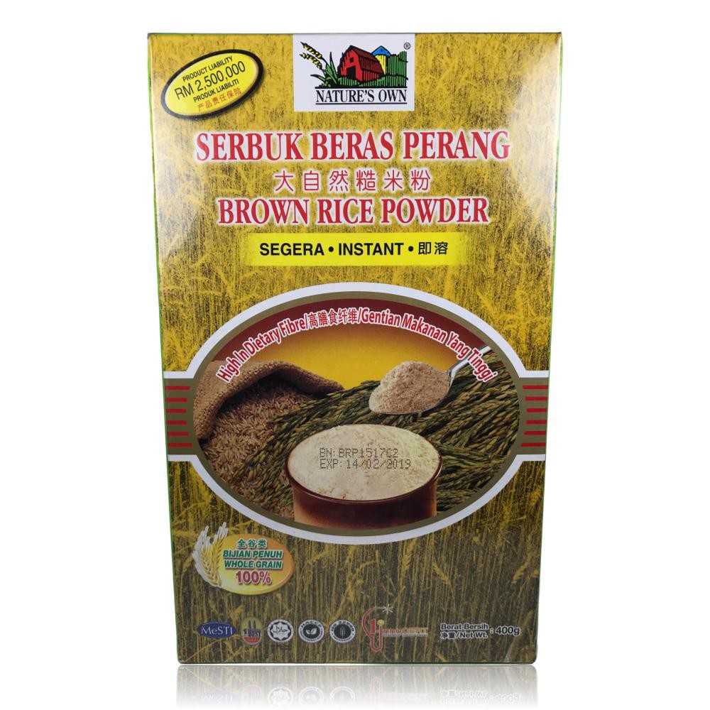 Serbuk Beras Perang / Brown Rice Powder - Nature's Own | Shopee Malaysia