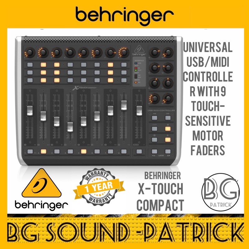 BEHRINGER X-TOUCH COMPACT Universal USB/MIDI Controller | Shopee Malaysia