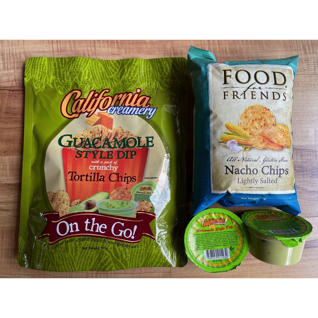 California Creamery On The Go-Guacamole Style DIp with Tortilla Chips ...