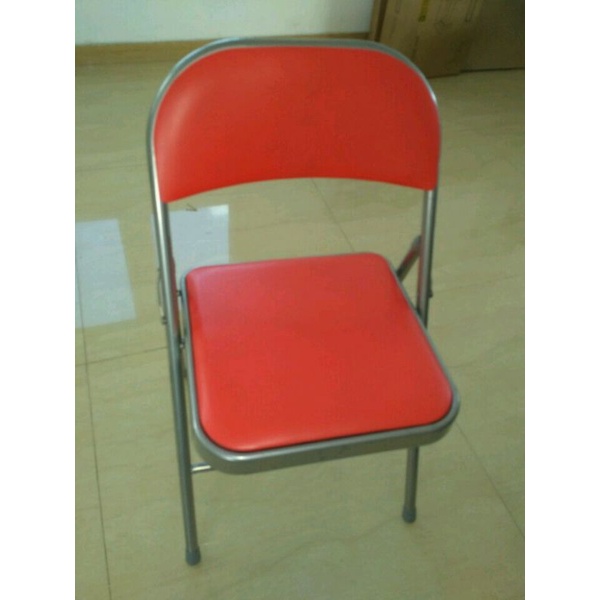 MERAH Frontline Red Folding Chair Goods According To The Picture free ...