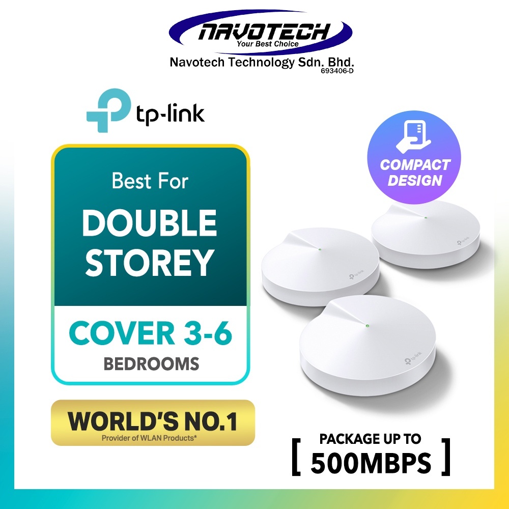 TP-Link Deco E4 HC4 M4 M5 M9 PLUS AC1200 Mesh WiFi Router Whole Home Wi ...