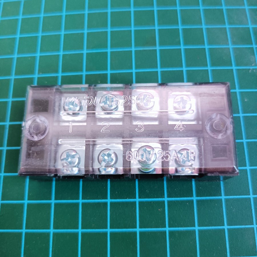 Terminal 3pin 25A Terminal 4pin 25A Terminal block 2503 2504 AC 600v ...