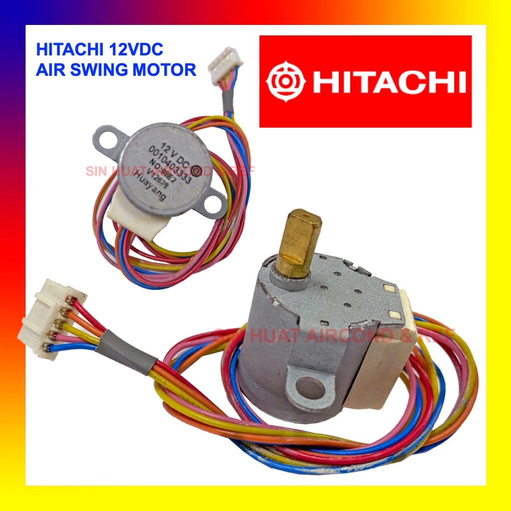 HITACHI 12VDC AIR SWING MOTOR AIRCOND AIR CONDITIONER STEP MOTOR SWING ...