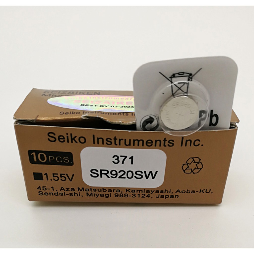 Original SEIZAIKEN SEIKO JAPAN WATCH BATTERY SR927SW/395 SR626SW/377 ...