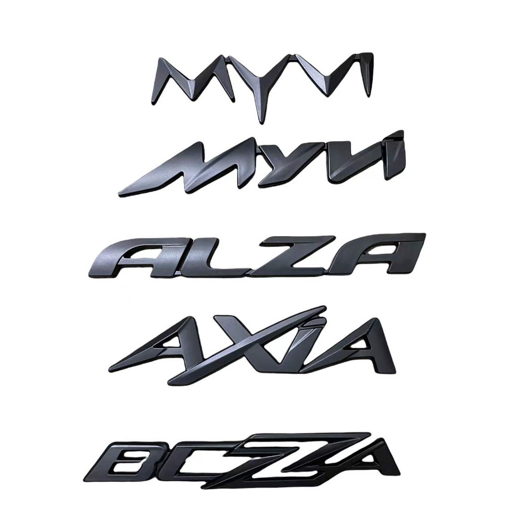 Perodua Matte Black Emblem Logo Alza / Bezza / Myvi 2012-2021 / Axia ...