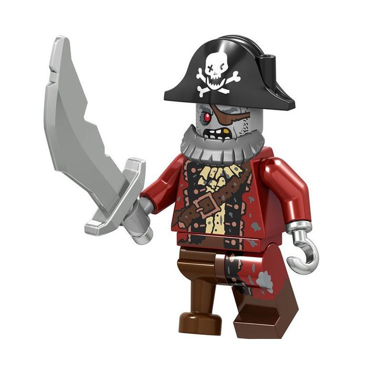 Lego CMF Minifigures 71010 Monsters Series 14 - Zombie Pirate | Shopee ...