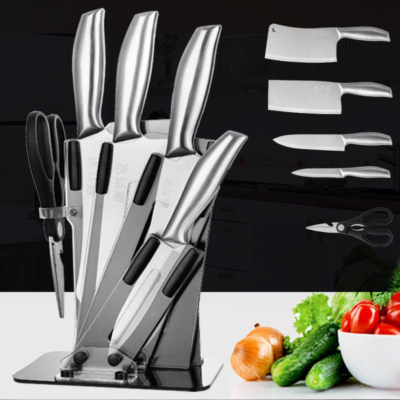 Premium Set Pisau Dapur Stainless Steel Knife Set 6 in 1 Kitchen Knife ...