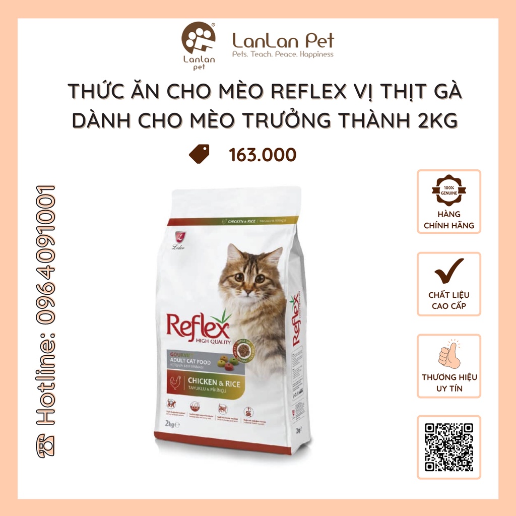 Reflex Adult Cat Food Chicken And Rice Digestive System Support 2kg ...