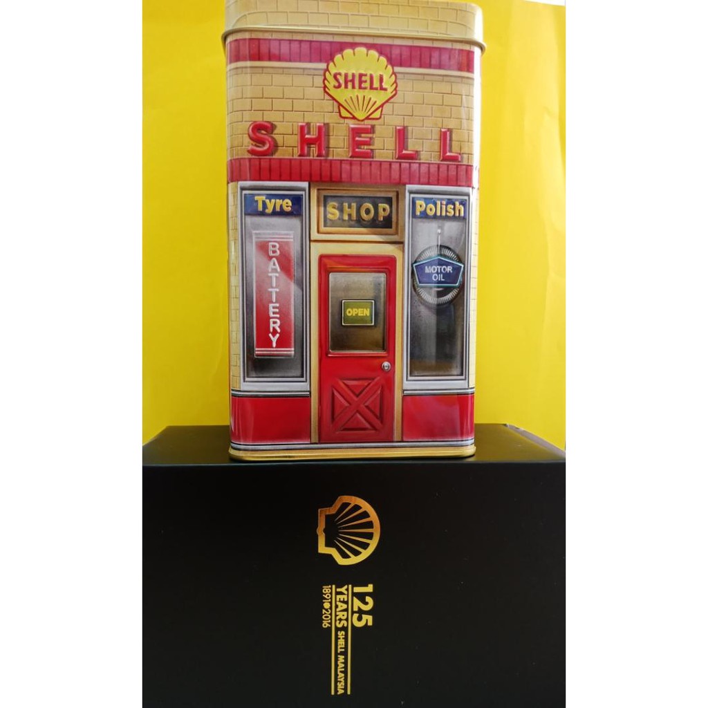 Rare Shell Heritage Canister 125 Years Tin Collectible | Shopee Malaysia