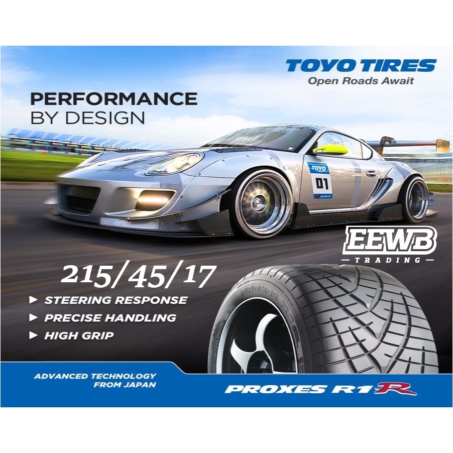 (POSTAGE) 215/45/17 TOYO PROXES R1R NEW CAR TIRES TYRE TAYAR | Shopee ...
