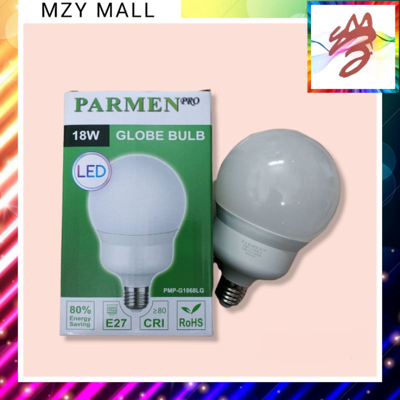 Parmen Pro Energy Saving E27 18W LED Globe Bulb Light Daylight(1pcs ...