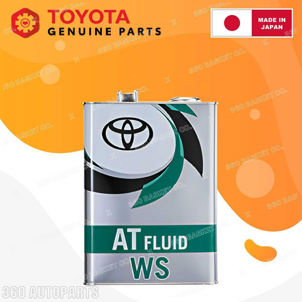 GENUINE ORIGINAL MINYAK TOYOTA ATF WS AUTO TRANSMISSION GEAR OIL FLUID ...