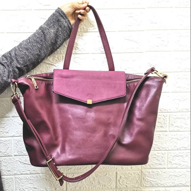 BASTA BAG MAXI - TUCSAN RED by sometime | Shopee Malaysia