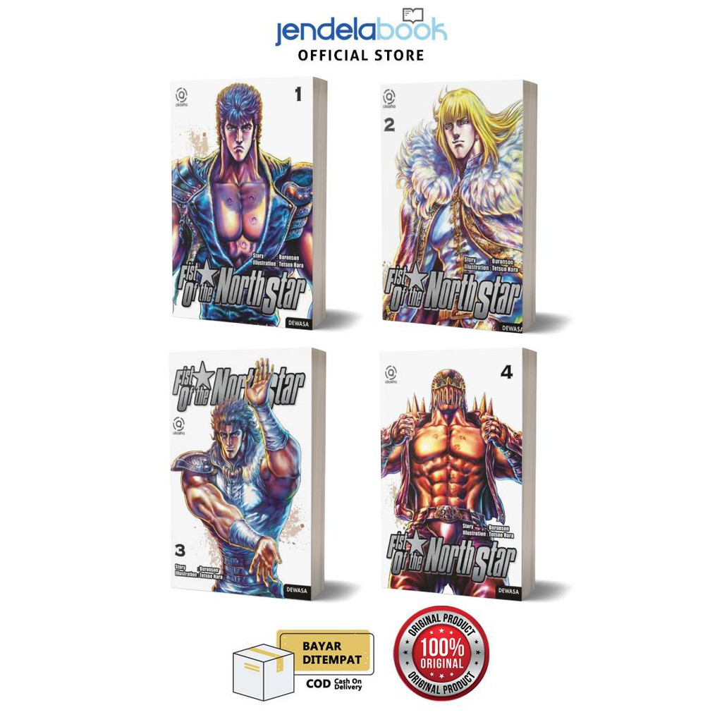 Akasha Series Comics - Fist Of The North Star Complete Volume | Shopee ...