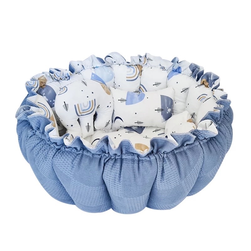 Newborn Baby Cocoon Nest Bed Baby Lounger Bed Baby Sleeping Nest Baby ...