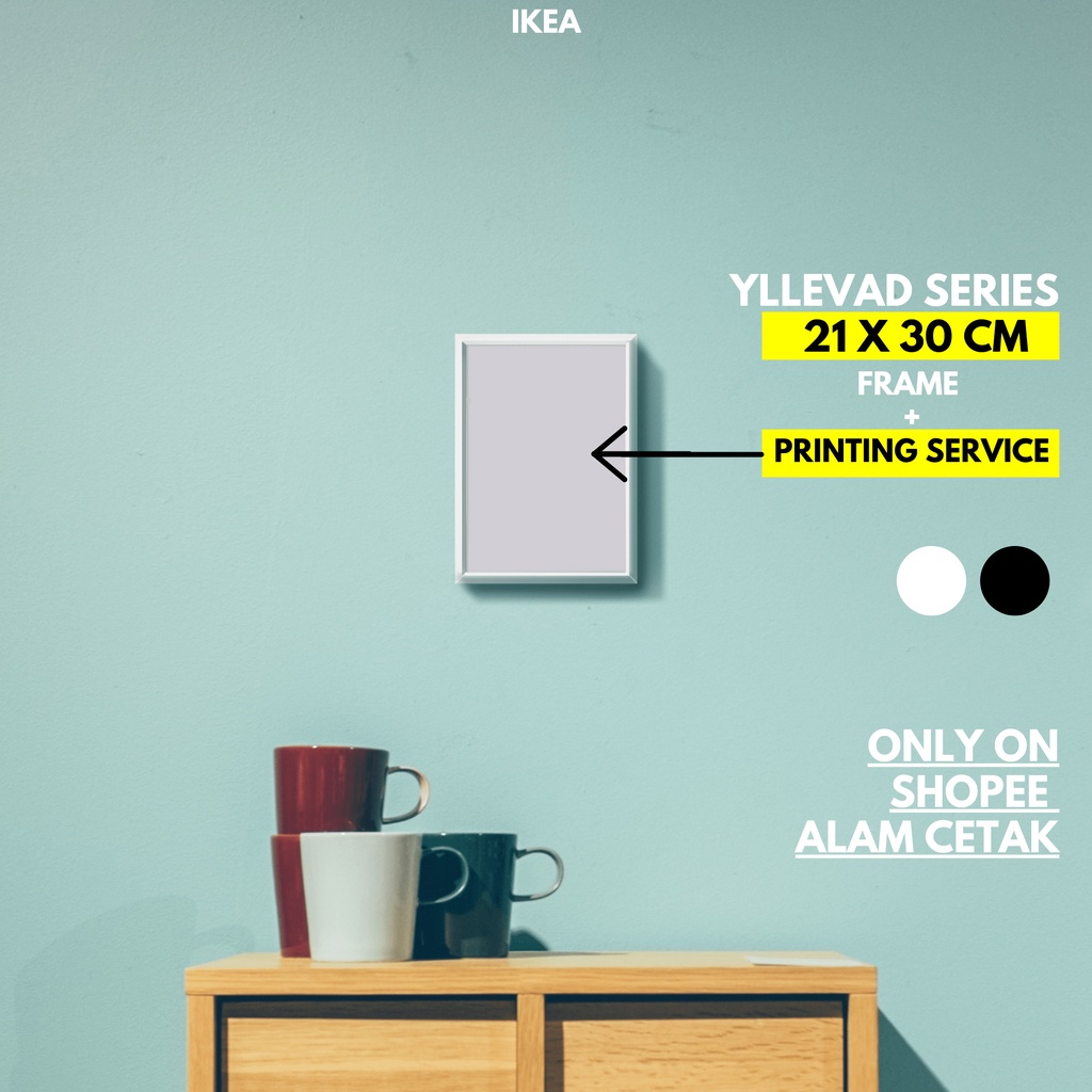 21 x 30cm A4 size Ikea Frame Yllevad | Shopee Malaysia