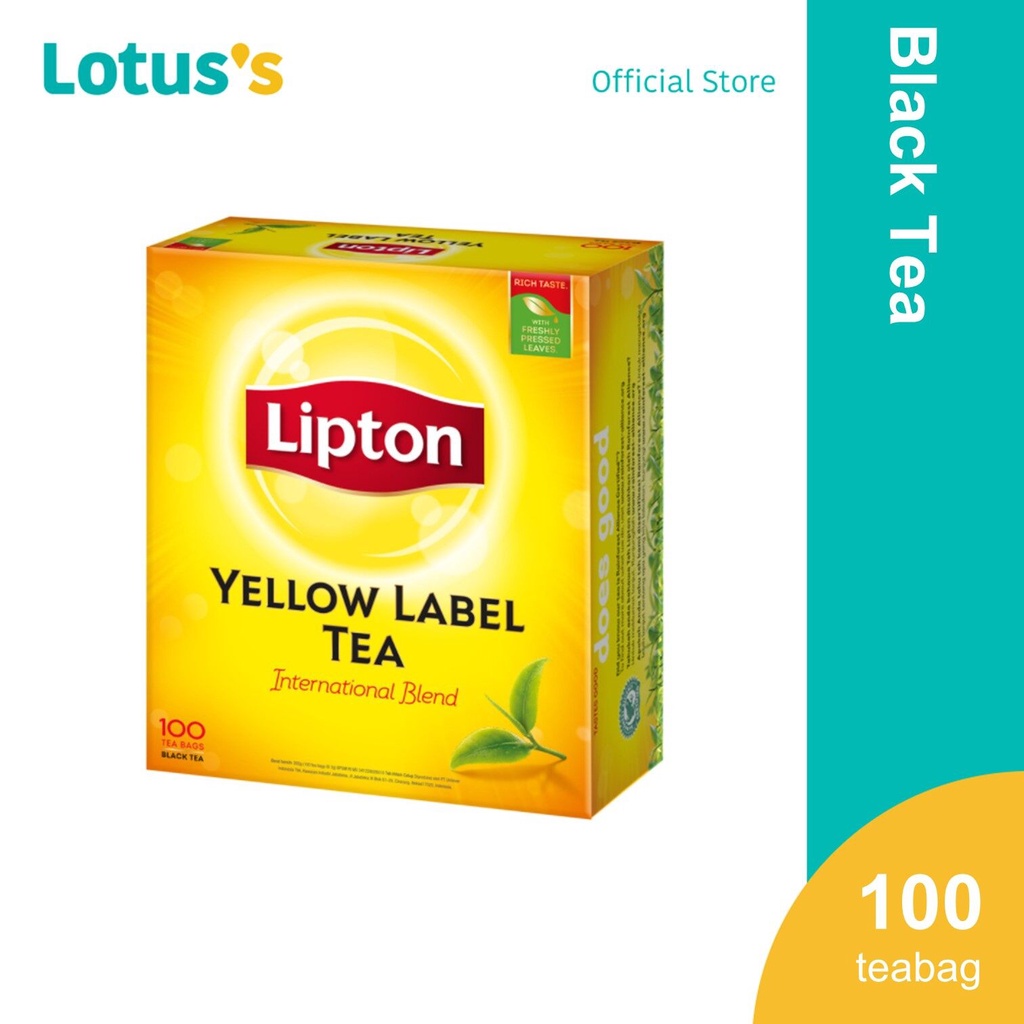 Lipton Yellow Label Black Tea (100 Bags x 2g) | Shopee Malaysia