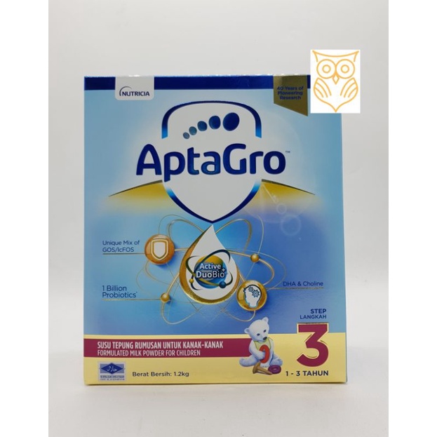 AptaGro Growing Up Formula Step 3 (1-3 years) 1.2kg (Exp:07/2024 ...