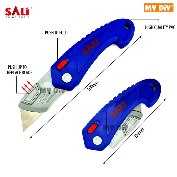 MYDIYHOMEDEPOT - Retractable Utility Knife Cutter Carton Box Cutter ...
