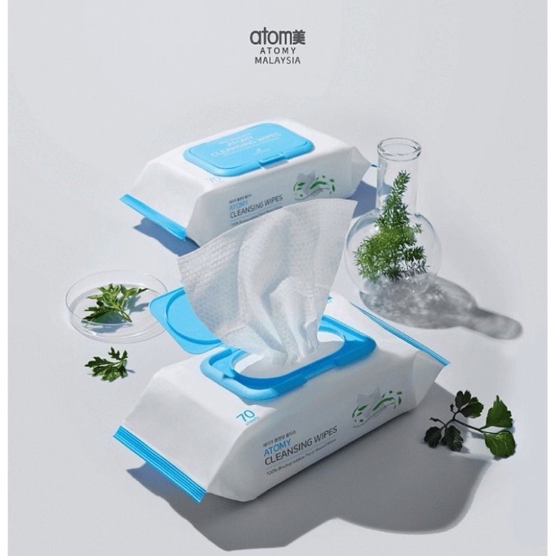 🎉Ready stock 🎉Atomy cleansing wet tissue /艾多美生物湿巾 | Shopee Malaysia