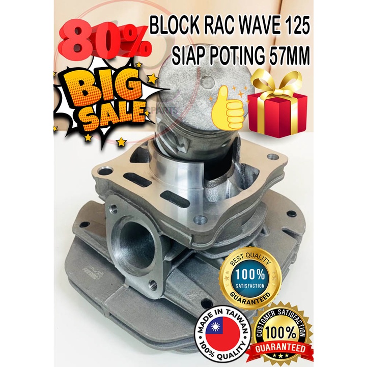 Block 125zr 57MM Siap Porting (lubang exhaust semua siap) Blok 125zr ...