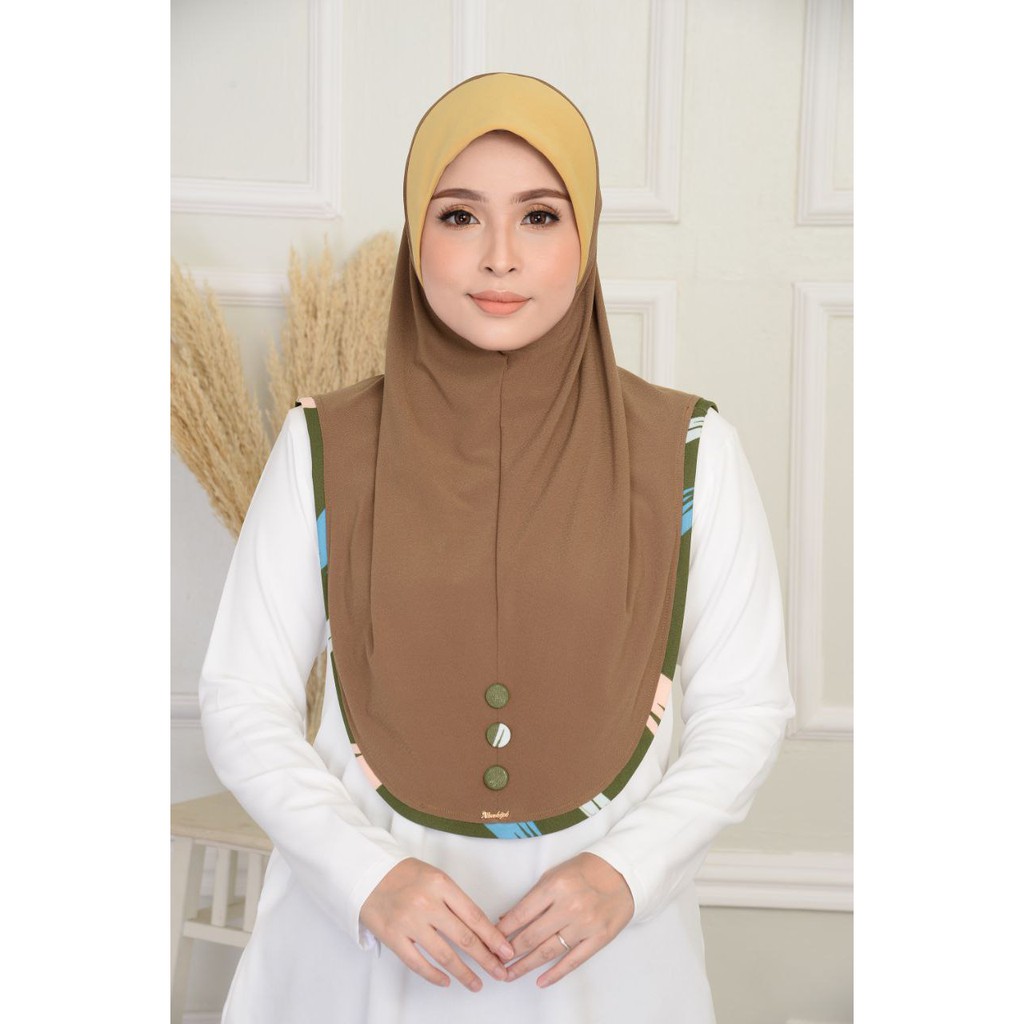 Tudung sarung instant tudung souk instant hijab tudung mosscrepe size M hijab tudung travel ran ...
