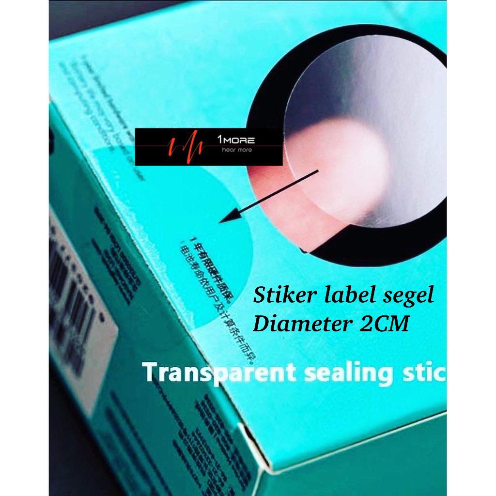 Vibox Clear Sticker 1 Sheet contains 72 items Transparent Sticker Label ...