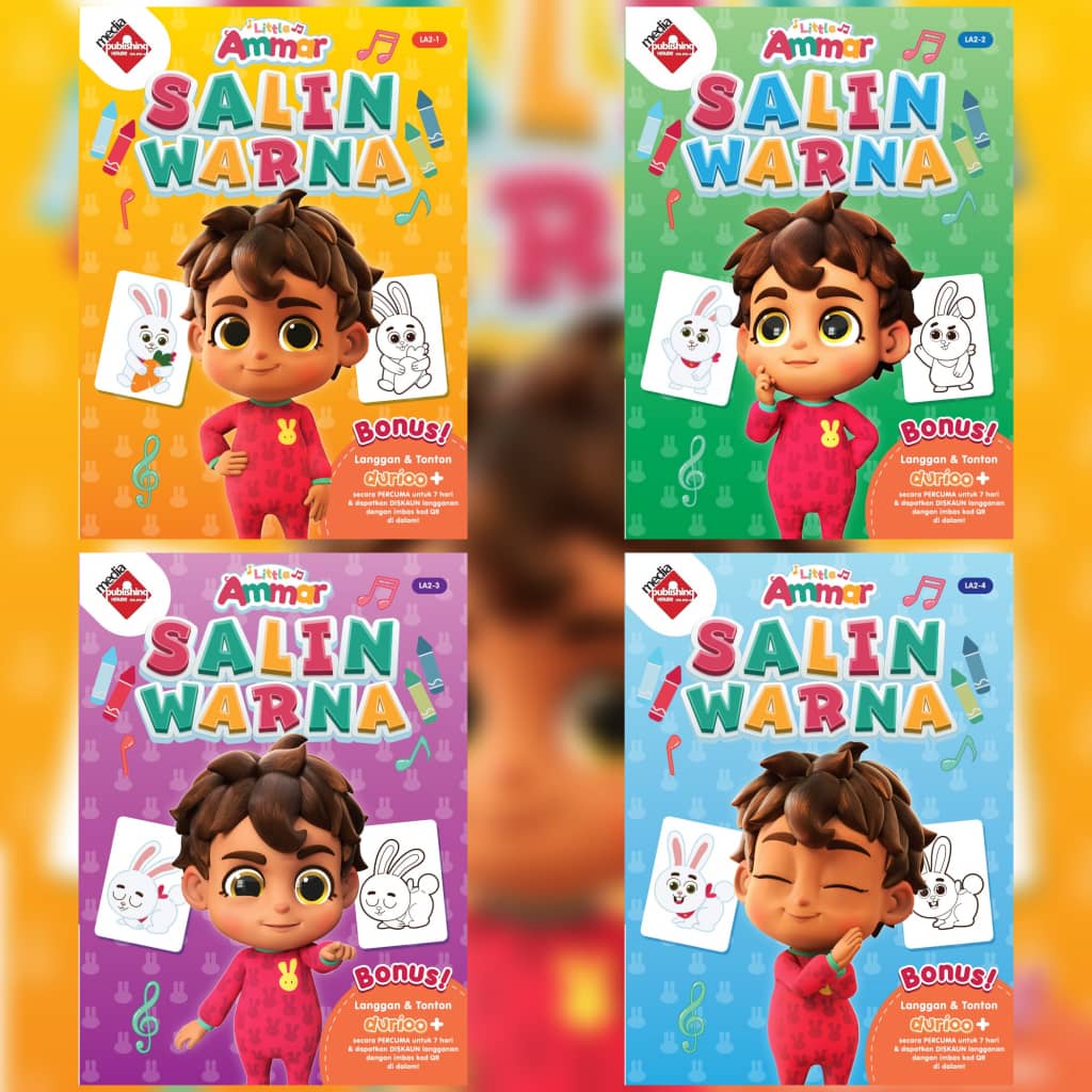 MEDIA BOOKS : LITTLE AMMAR SALIN WARNA ( LA2 ) | Shopee Malaysia