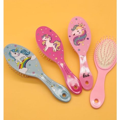 🔥Ready Stock🔥Anti-static children's cartoon hairdressing comb【Sikat ...