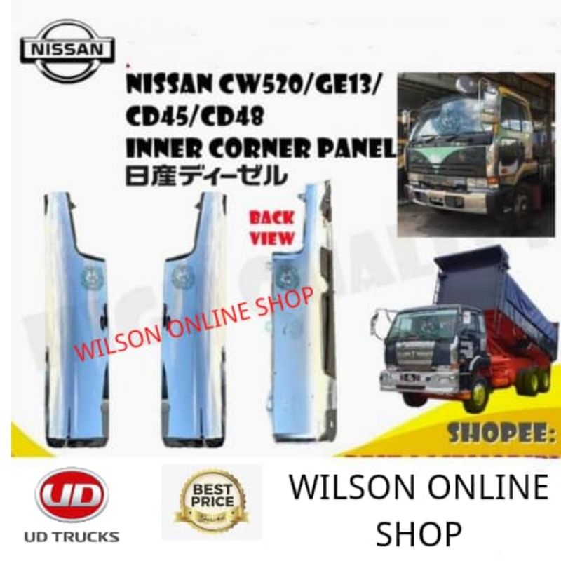 Nissan CW520 GE13 CD45 CD48 Inner Cornel Panel Chrome High Quality ...