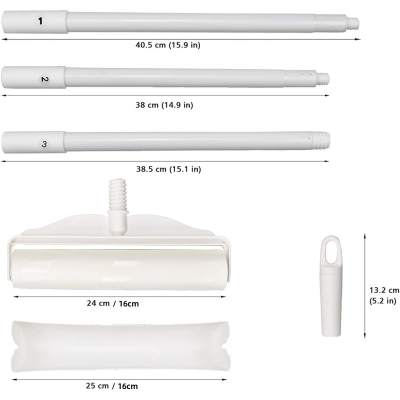 Lint Roller 16/24cm Dust Roller Multifunction Dust Remover With Sticky ...