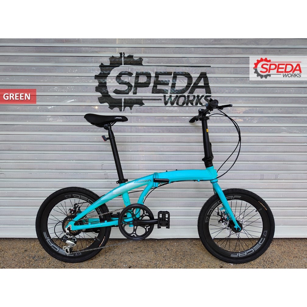 2022 JAVA Zelo Folding Bike 20" Aluminium Frame Shimano 7speed | Shopee ...