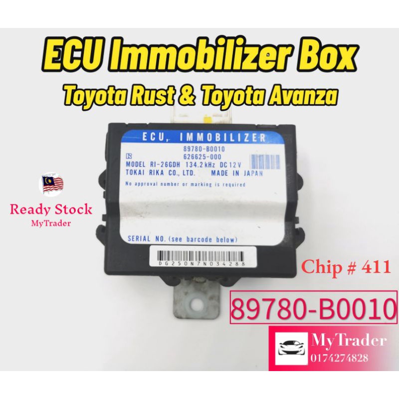 ECU Immobilizer Box for Toyota Avanza & Toyota Rush 89780-B0010 ...