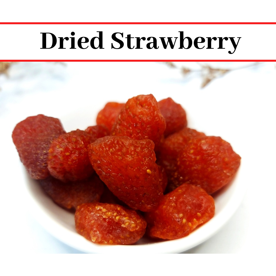 (READY TO SERVE)Premium Dried Strawberry Strawberries 草莓干 strawberry ...