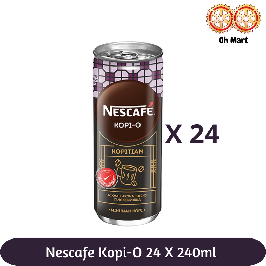 Nescafe Coffee Original/Mocha/Latte/Kopi-O/Kopi-C Milo Can CTN24X240ml ...