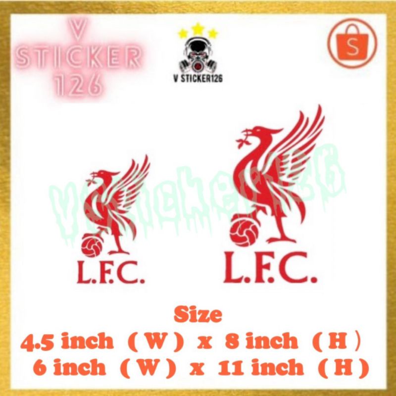 (READY STOCK) LIVERPOOL F.C Sticker / CAR STICKER | Shopee Malaysia