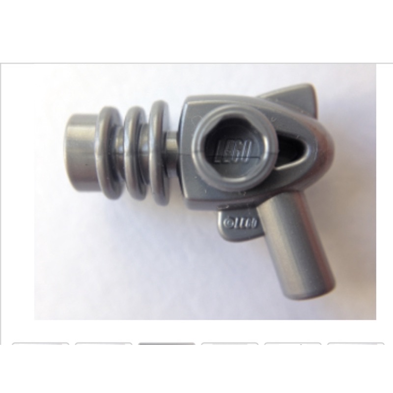 Lego Weapon Space Ray Gun for Minifigure ( Lego 13608 Flat Silver ...