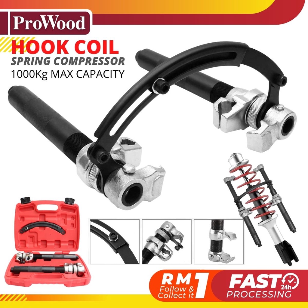 Heavy Duty Hook Coil Spring Compressor Ultra Rugged Strut Spring ...