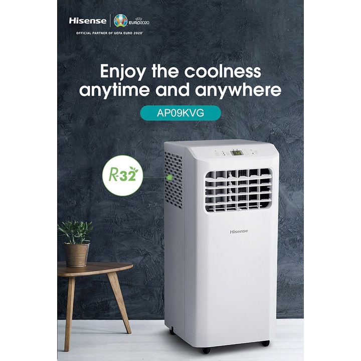 Hisense | Midea R32 1.0HP/1.5HP Portable Air Conditioner AP09KVG ...