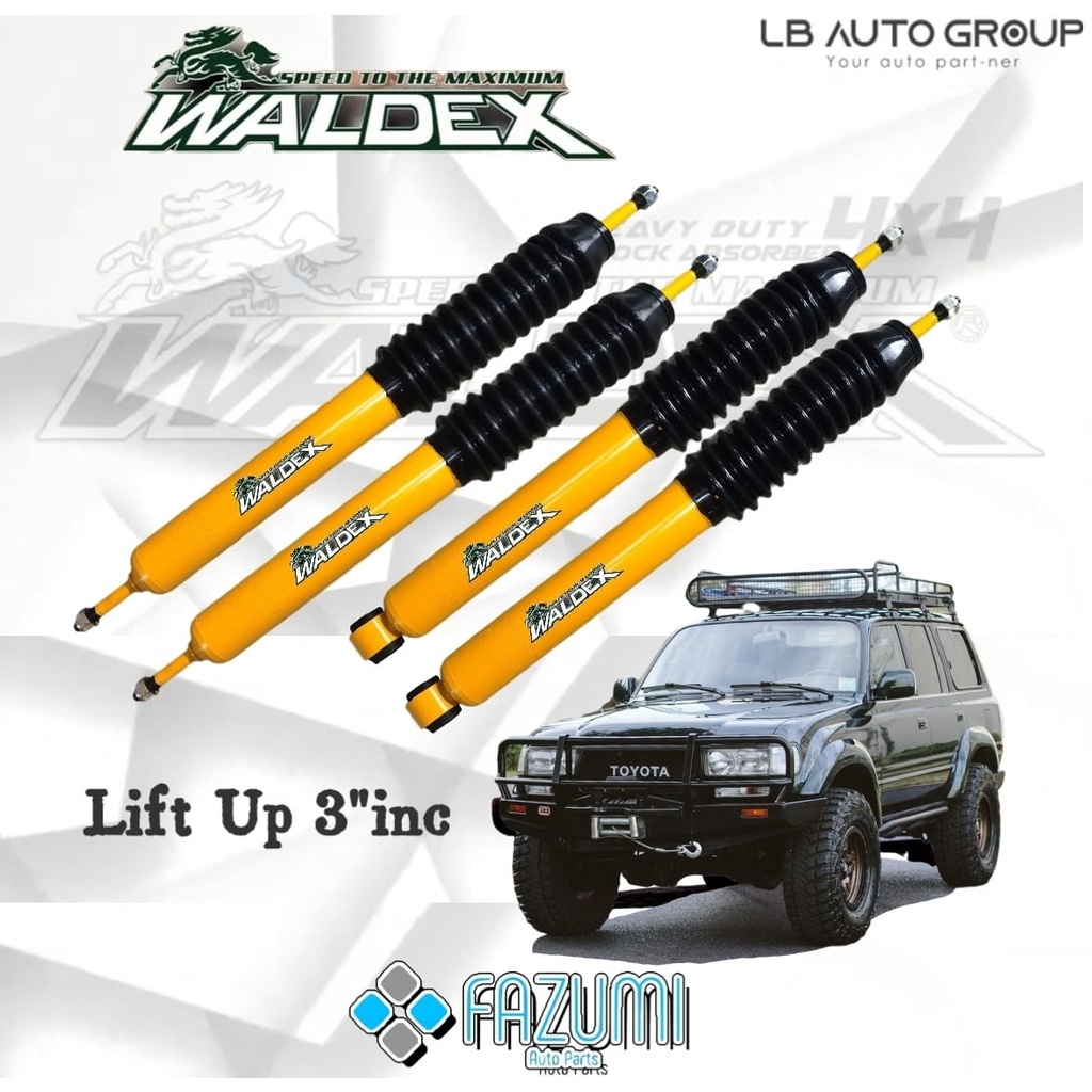 Toyota Land Cruiser 80 4X4 LC80/HDJ80 WALDEX Heavy-duty Lift Up 3"inc ...