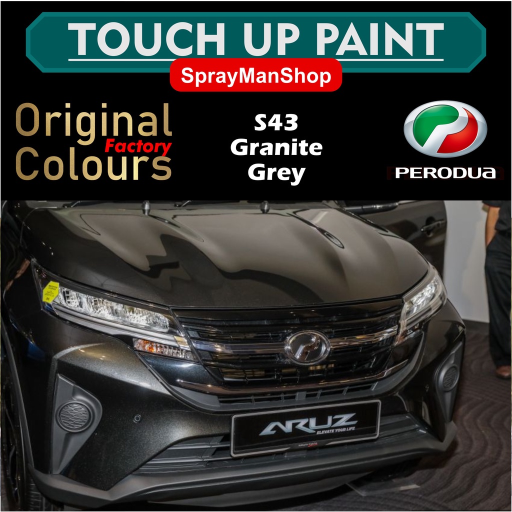 Perodua Aruz Touch Up Pen Original Factory Colour 2in1 (17ml) Pen And ...