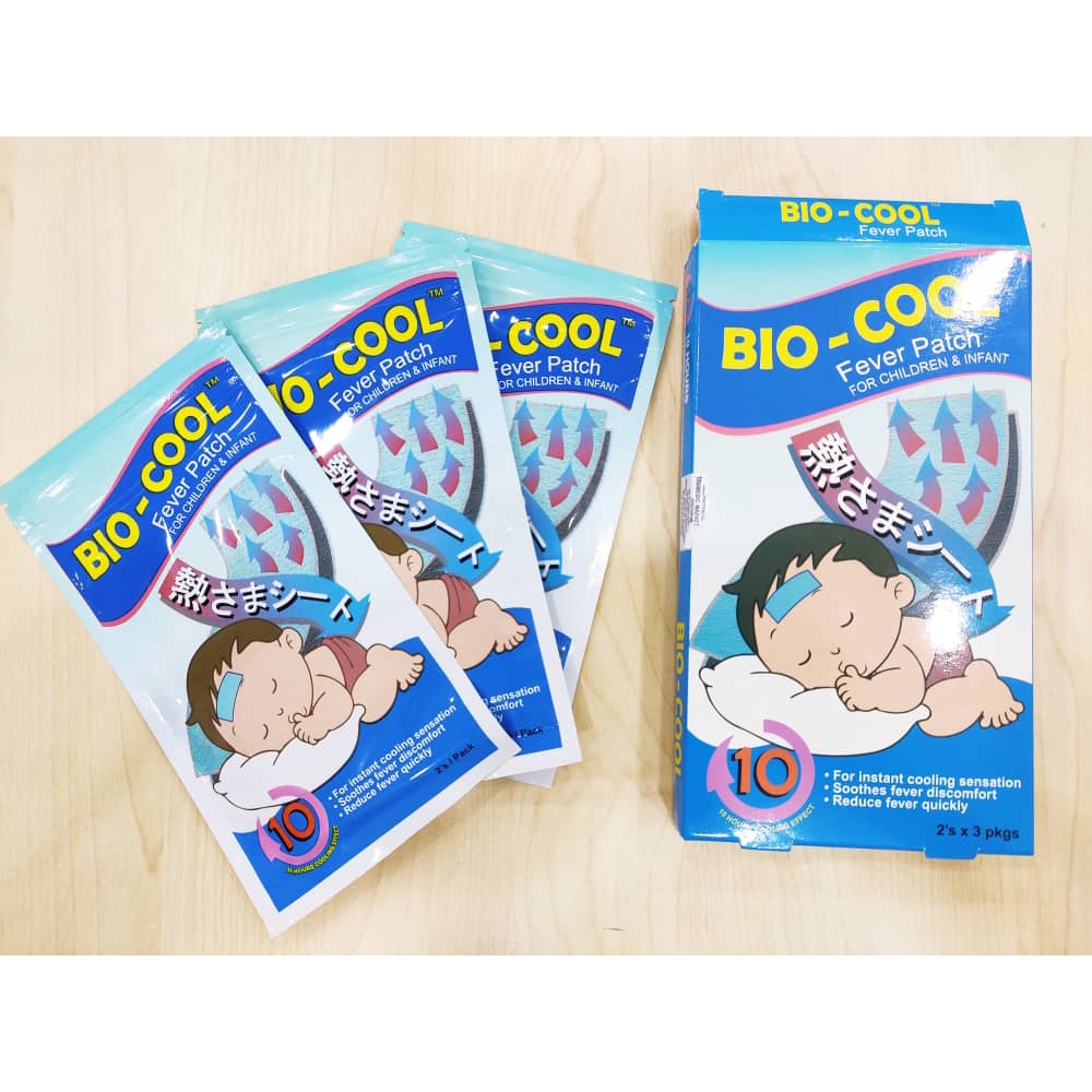 BIO COOL FEVER PATCH 2sX3PACK [1box] | Shopee Malaysia