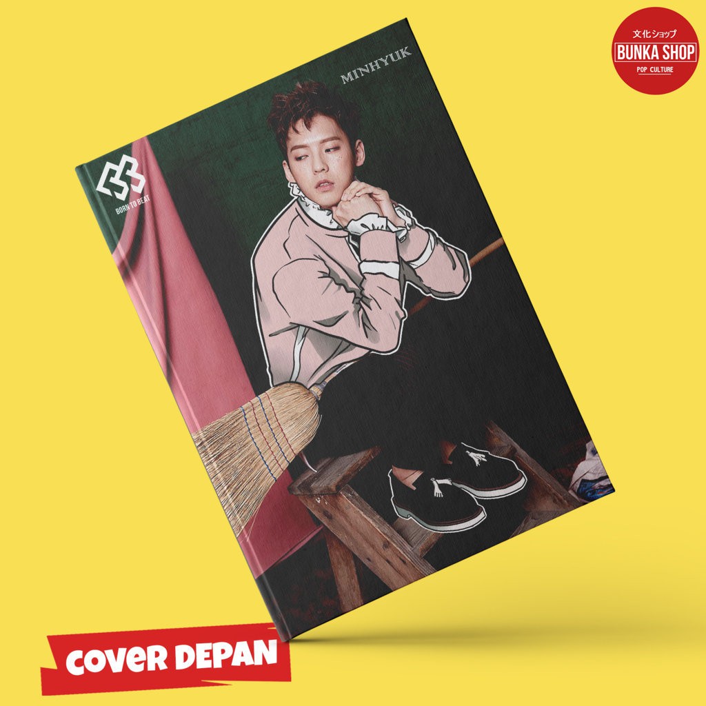 Note Book Musik Korea Kpop BTOB Minhyuk Hardcover A5 Buku Tulis Catatan ...
