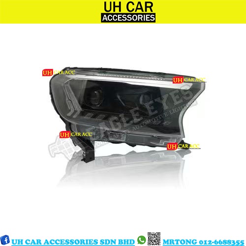 FORD RANGER T7 T8 RAPTOR WILDTRAK LED RUNNING SIGNAL PROJECTOR HEADLAMP ...