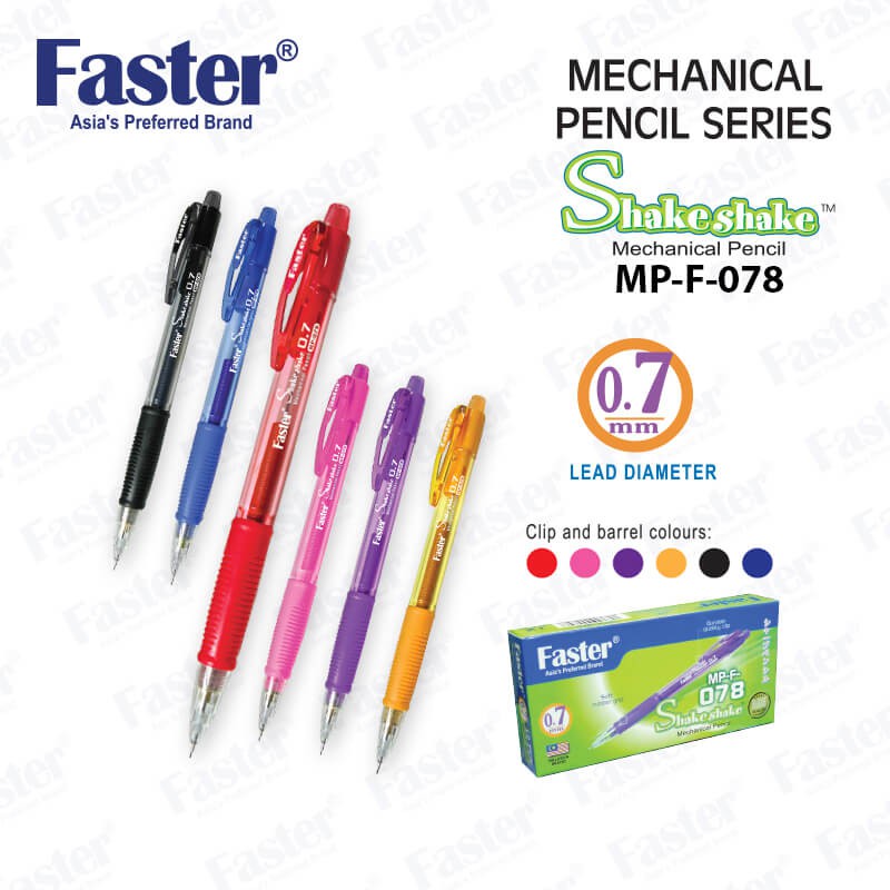 FASTER SHAKING MECHANICAL PENCIL 0.7MM ( MP-F-078 ) | Shopee Malaysia