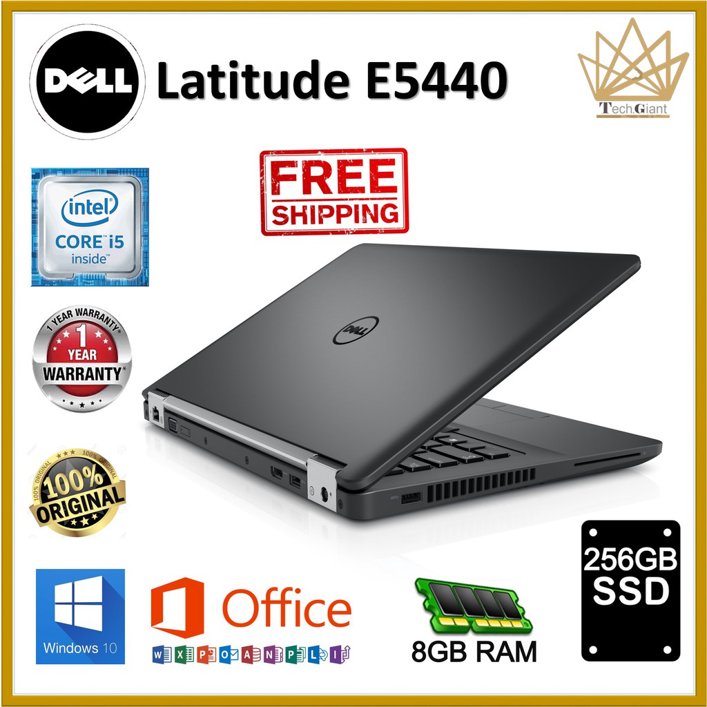 DELL LATITUDE E5440 CORE i5 (4th GEN) 14" HD / 8GB RAM / 256GB SSD ...